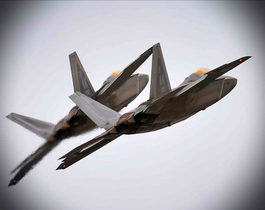 F-22 formation for most ex. jets | Military Machine