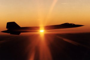SR-71 sunset image | Military Machine